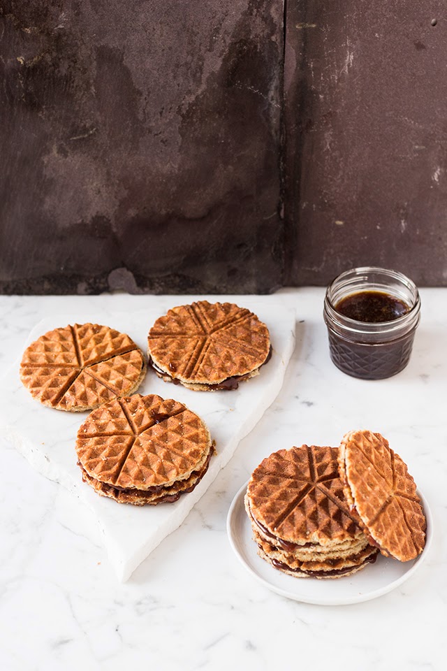 mbakes: Waffle Iron Stroopwafels {Caramel Waffles}